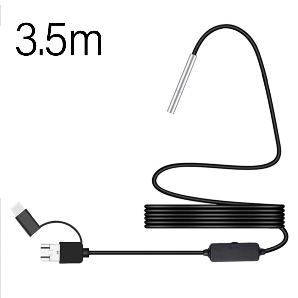 3in1 USB 3.9mm 2MP 1080P Industrial Inspection Camera Duct Car Pipeline ...