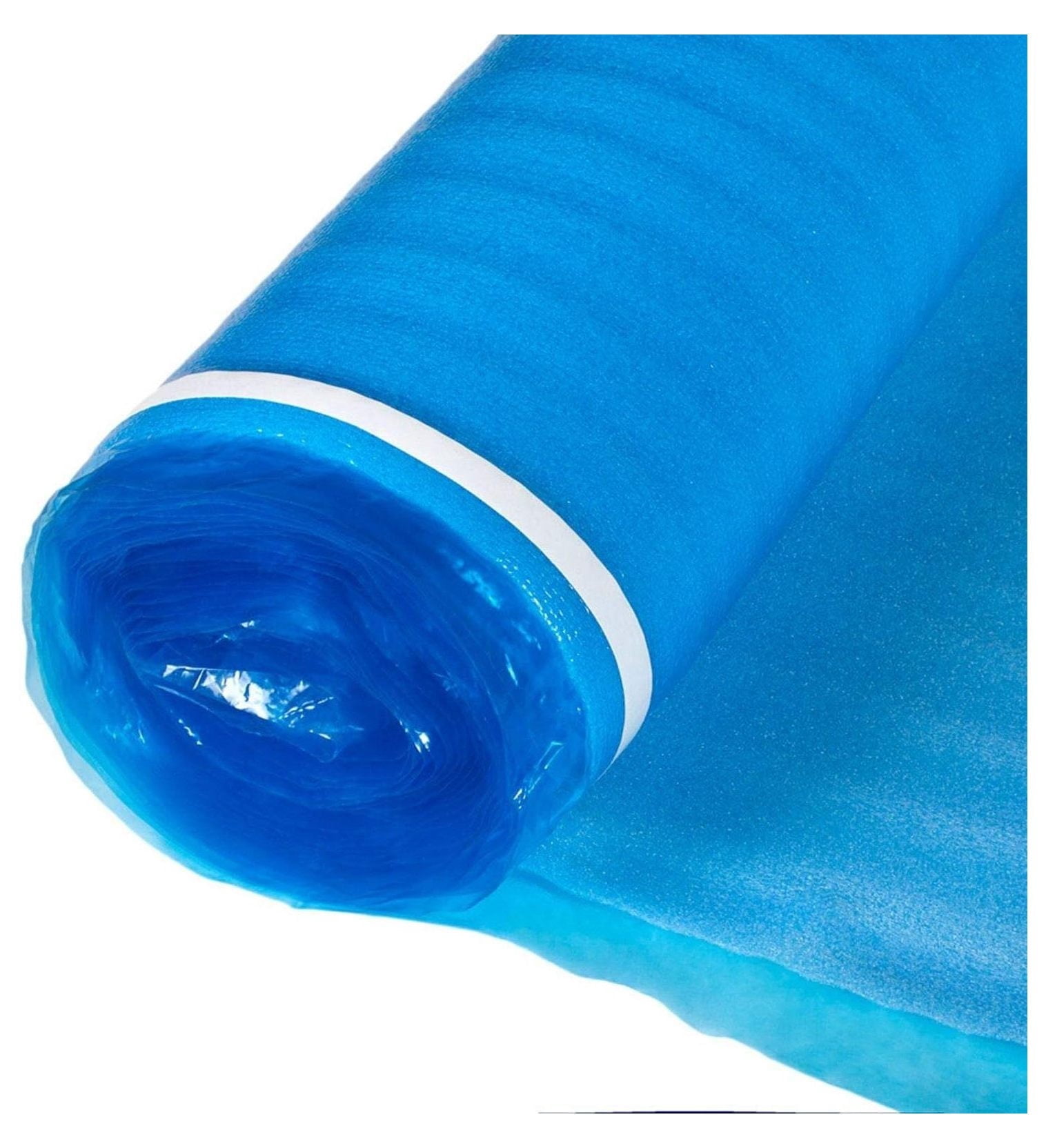 3in1 Vapor Barrier Flooring Underlayment w/Overlap and pre-Attached ...