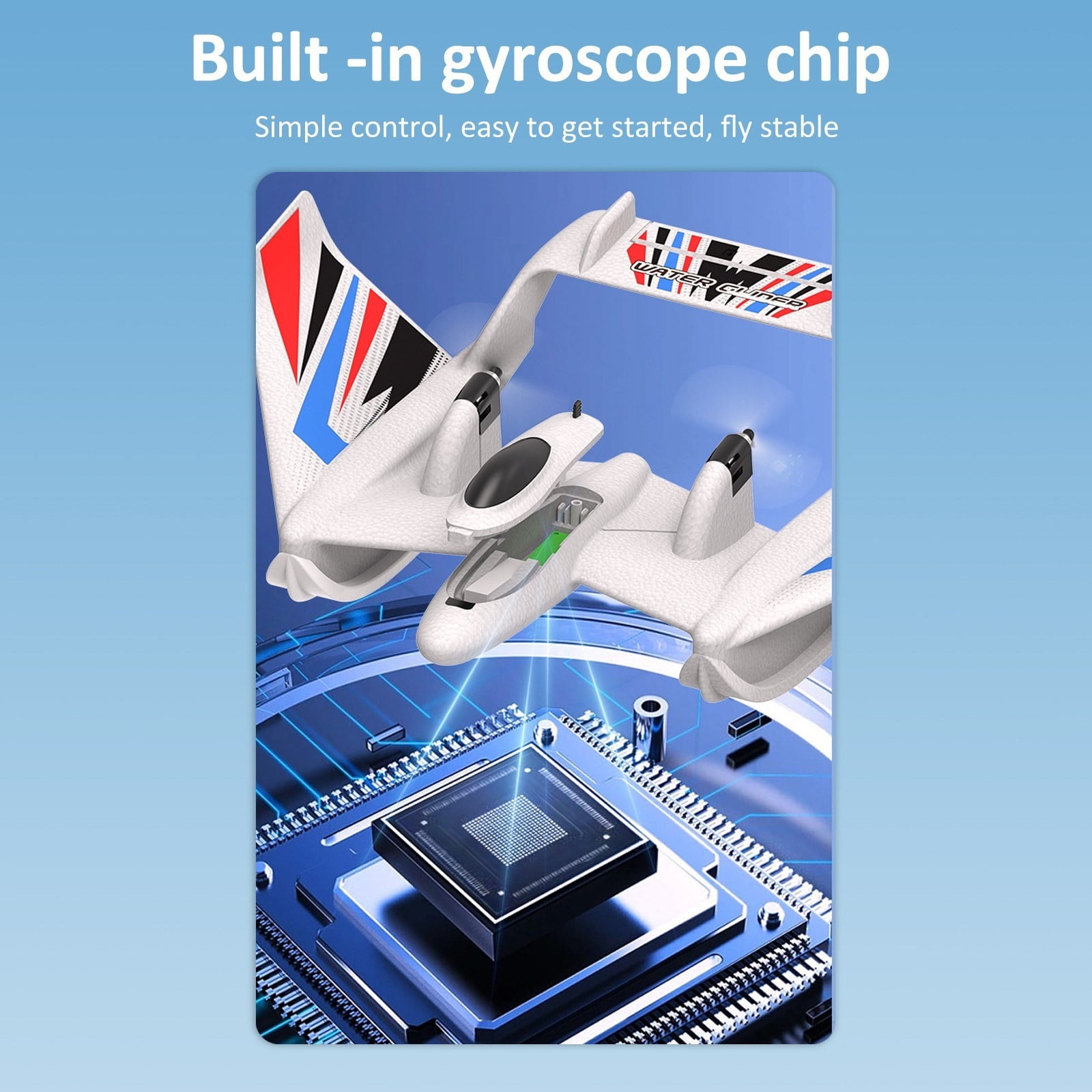 3in1 Water Land Remote Control Airplane 2.4GHz Gyroscope Remote Control ...