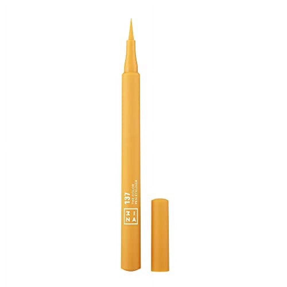 3ina The Color Pen Eyeliner 137 - Ultra Fine Tip 14H Yellow Longwear ...