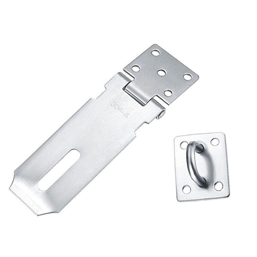 3inch 90Degree Right Angle Shed Gate Latch Stainless Steel Padlock Hasp ...