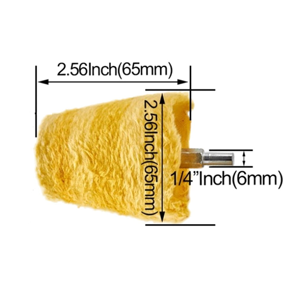 3inch Cotton Cloth Polishing Buffing Wheel Cone/Column/T-Shaped ...