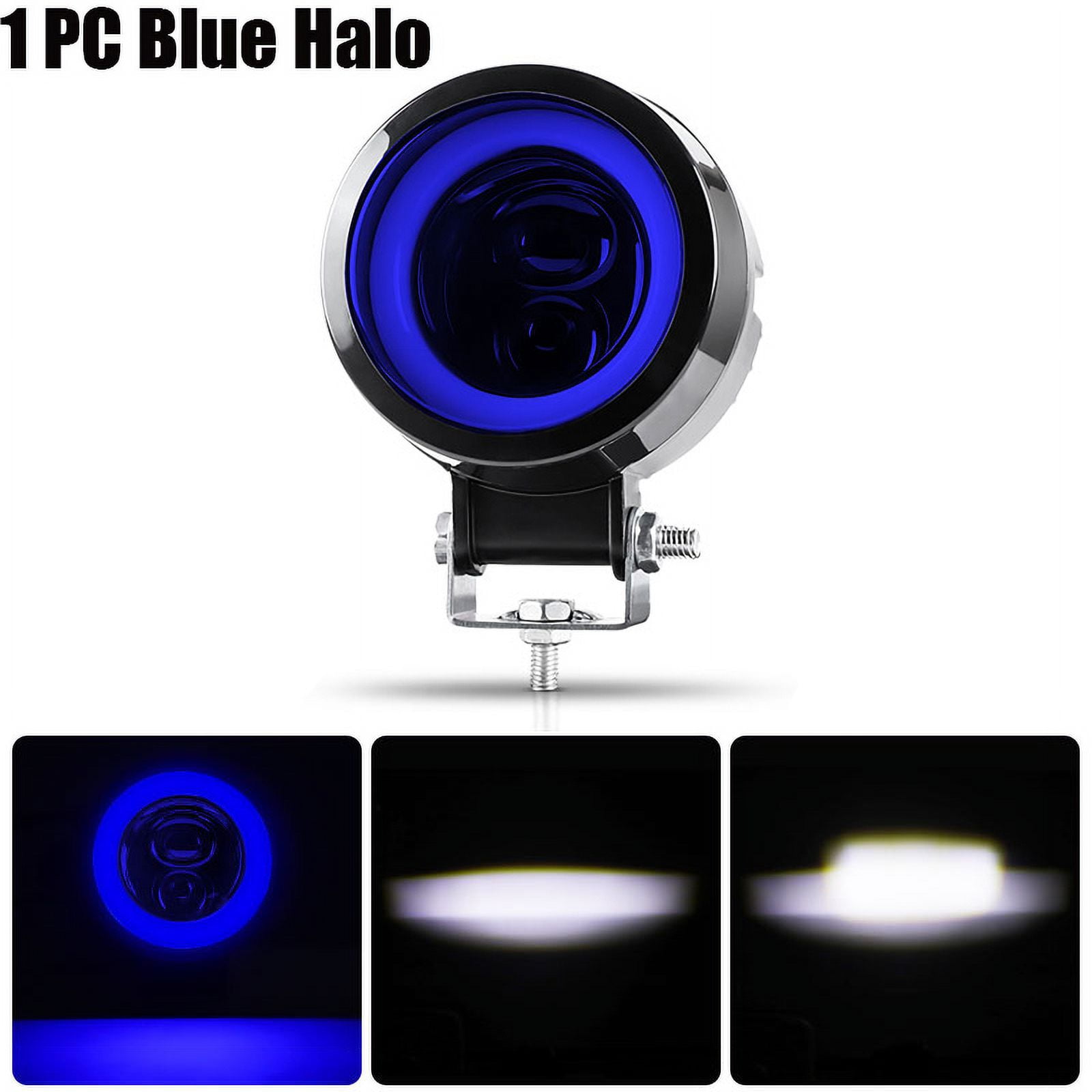 3inch LED Bar Offroad Round Angel Eyes LED Work Light led Spotlight ...