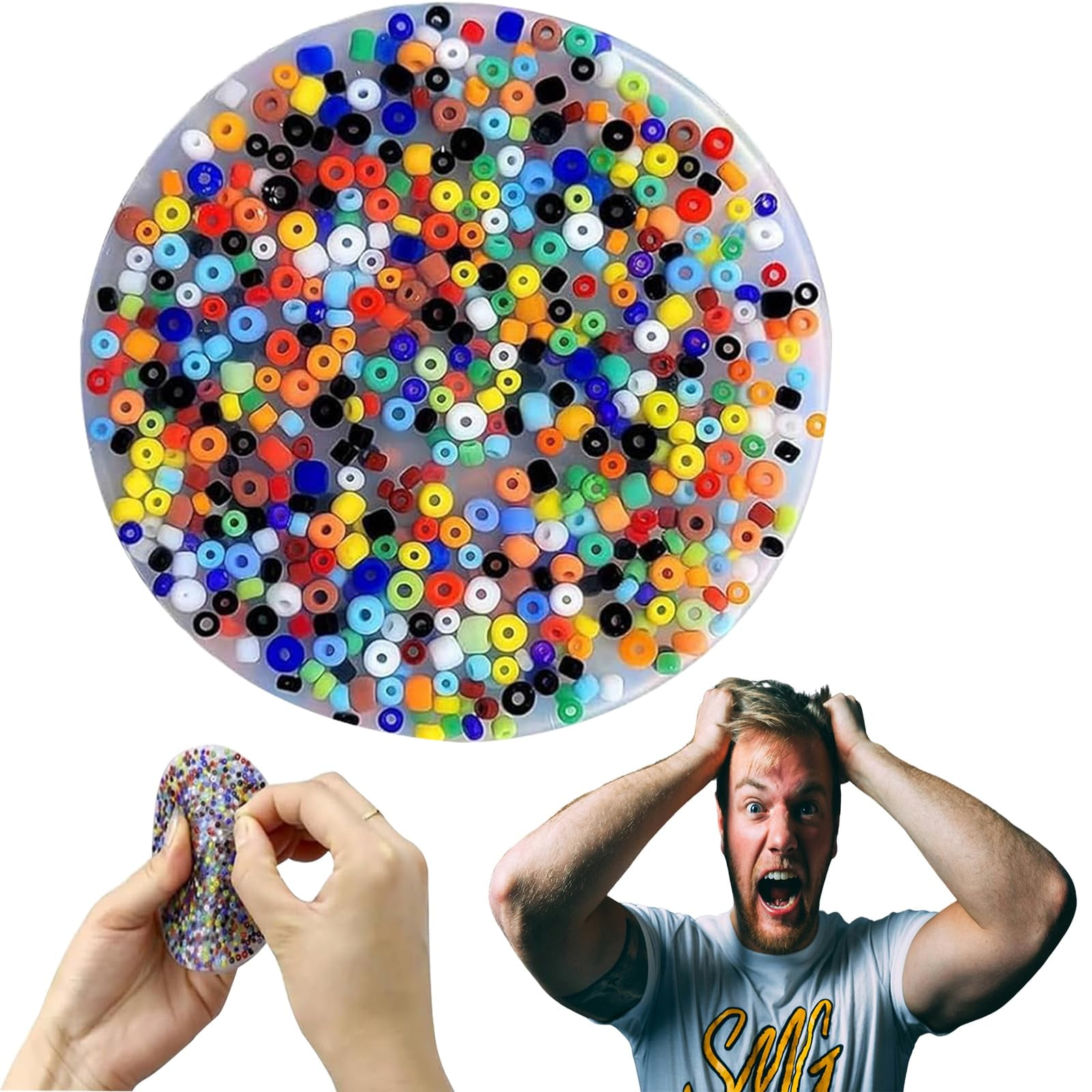 3inch Skin Picking Fidget Toys: Silicone Picking Fidget Pad, Sensory ...