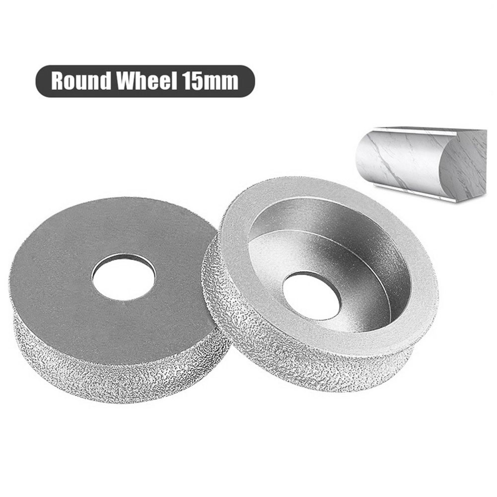 3inch Stone Edging Wheel Round Dry Vacuum Brazed Grinding Wheel Demi ...