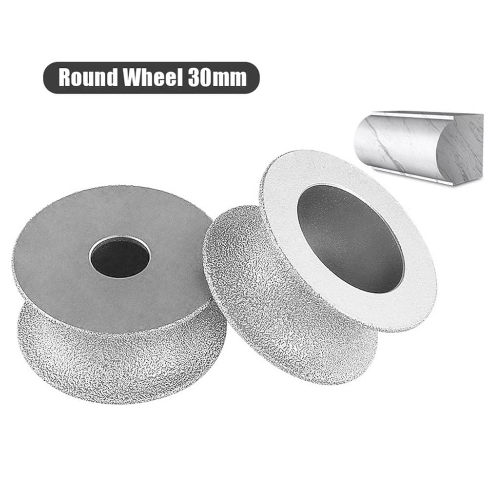 3inch Stone Edging Wheel Round Dry Vacuum Brazed Grinding Wheel Demi ...