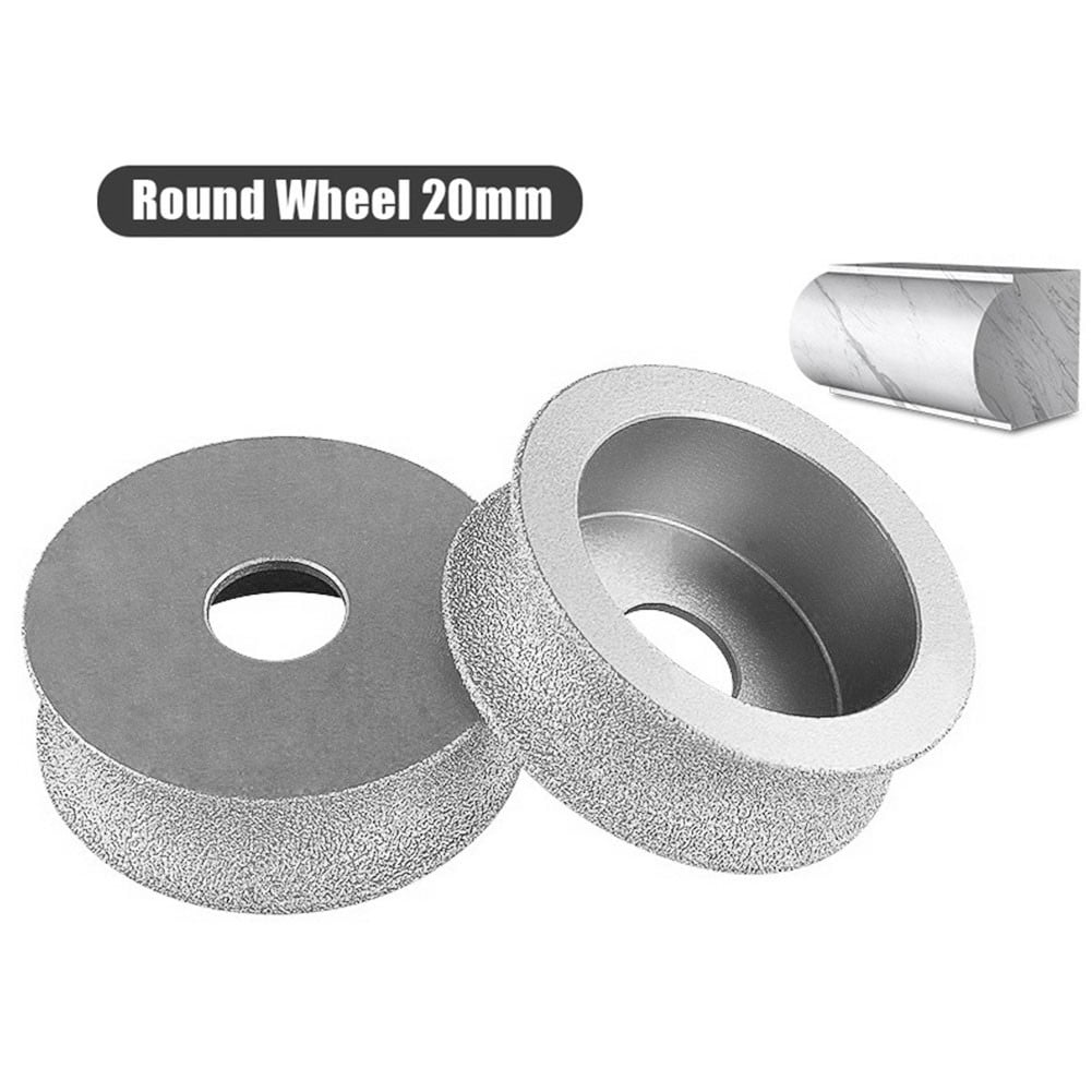 3inch Stone Edging Wheel Round Dry Vacuum Brazed Grinding Wheel Demi ...