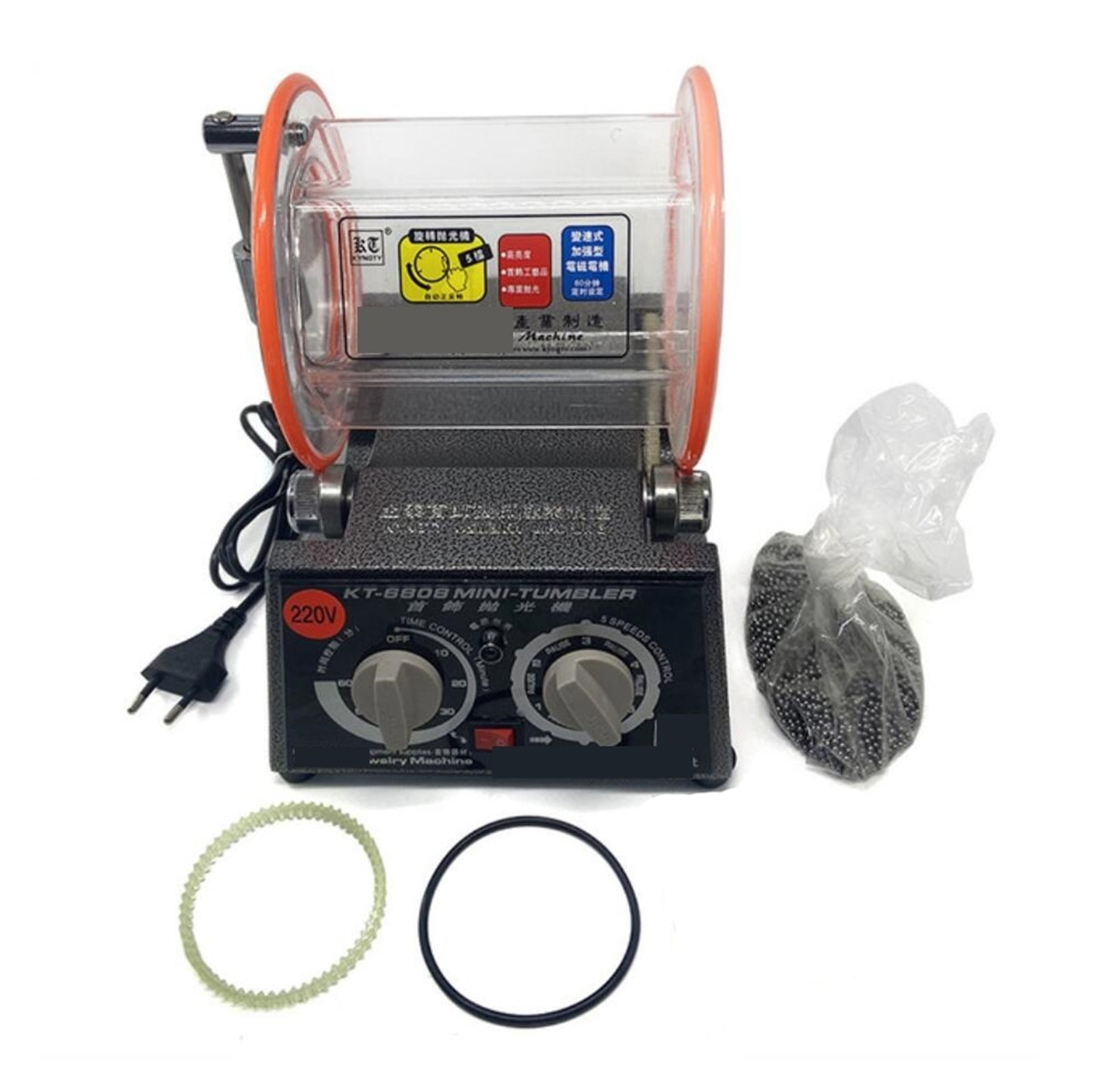 3kg Drum Polishing Machine, Jewelry Rotary Tumbler, Tumbling Mini ...