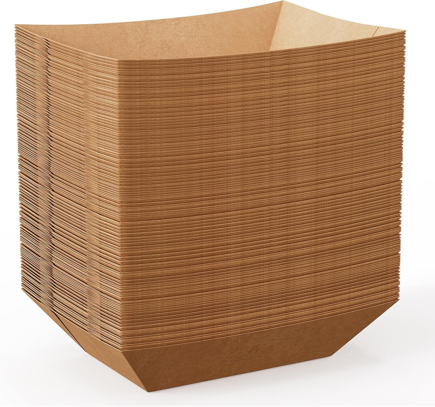 3lb Paper Food Trays,250 Pack Disposable Boat, Extra Large Food Serving ...