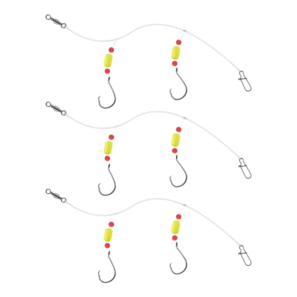 3lots Professional Saltwater Fishing Line Assembled Rigs Durability ...