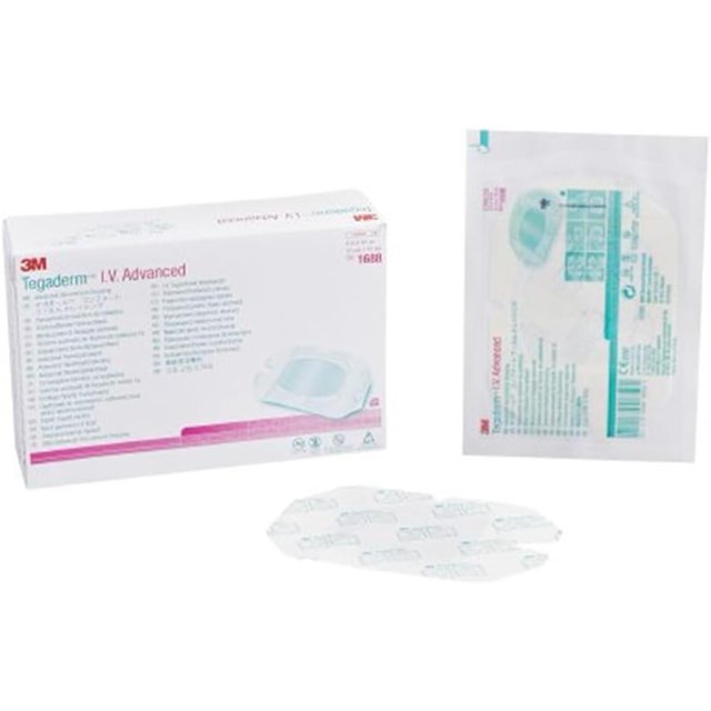 3m 1688 Tegaderm IV Advanced Dressing, 4 in. x 4 3/4 in. (Each) - Walmart.com