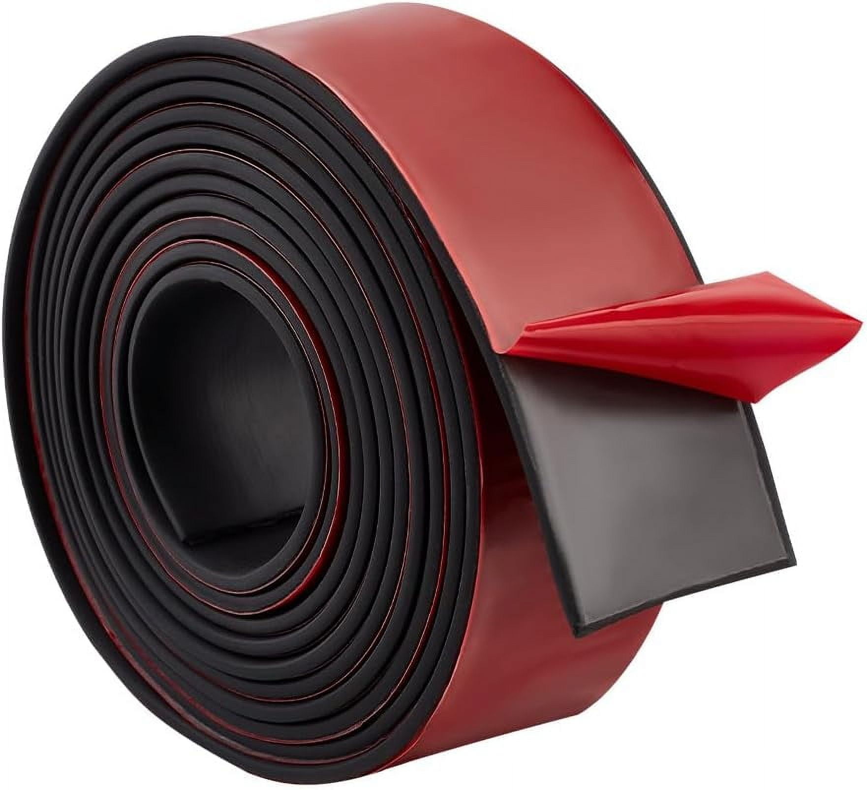 3m/3.3 Yards Black Adhesive Rubber Strips 2 Inch Wide Neoprene Rubber ...