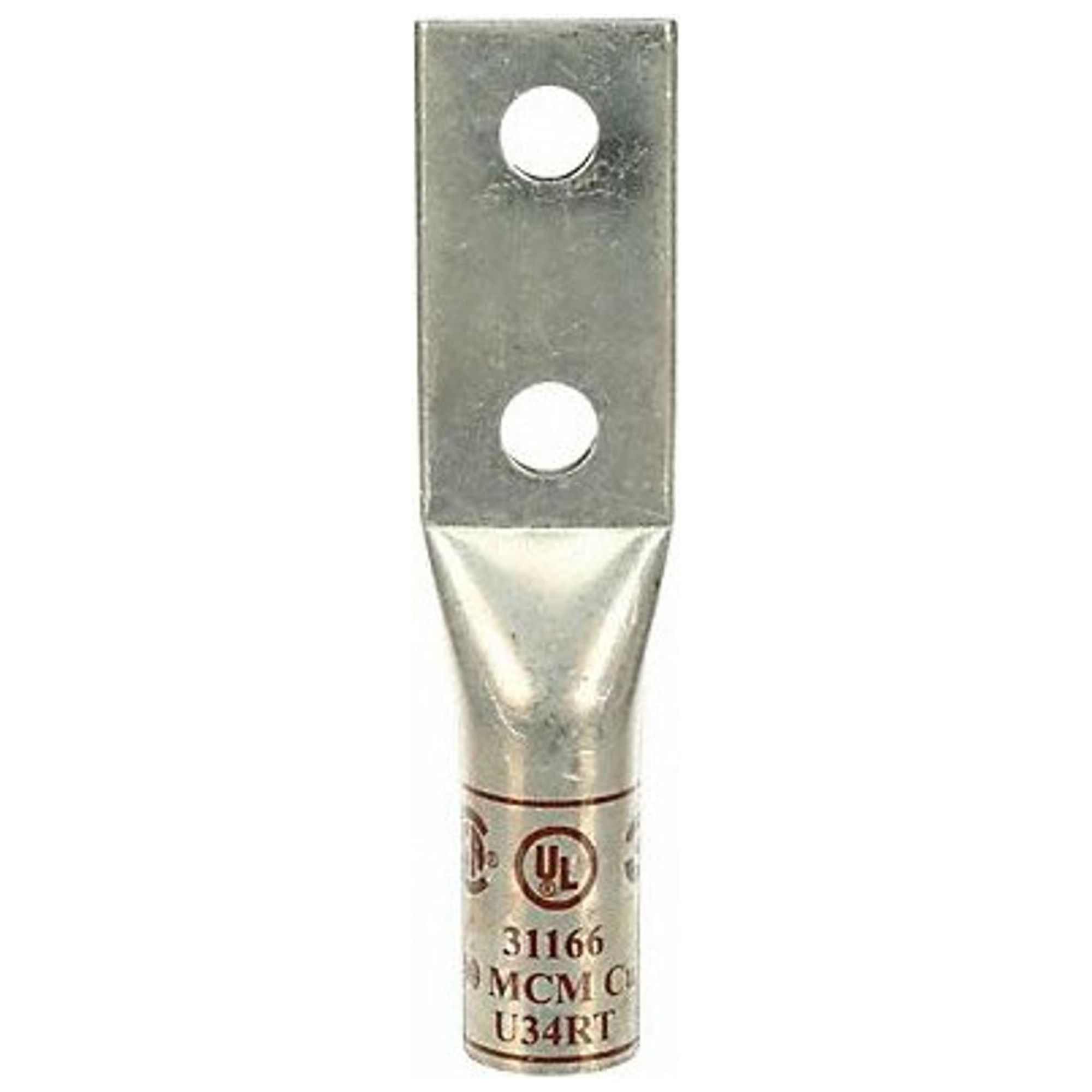 3m 31166 2h Copper Compression Lug Copper Two-hole Long-barrel Lug ...