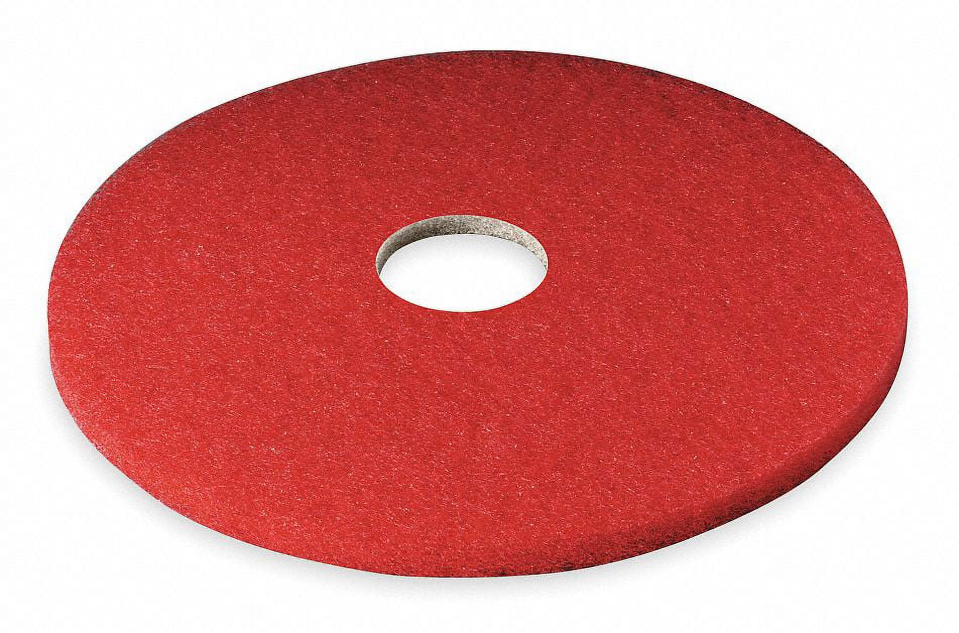 3m Buffing Pad,24 In,Red,PK5 5100 - Walmart.com