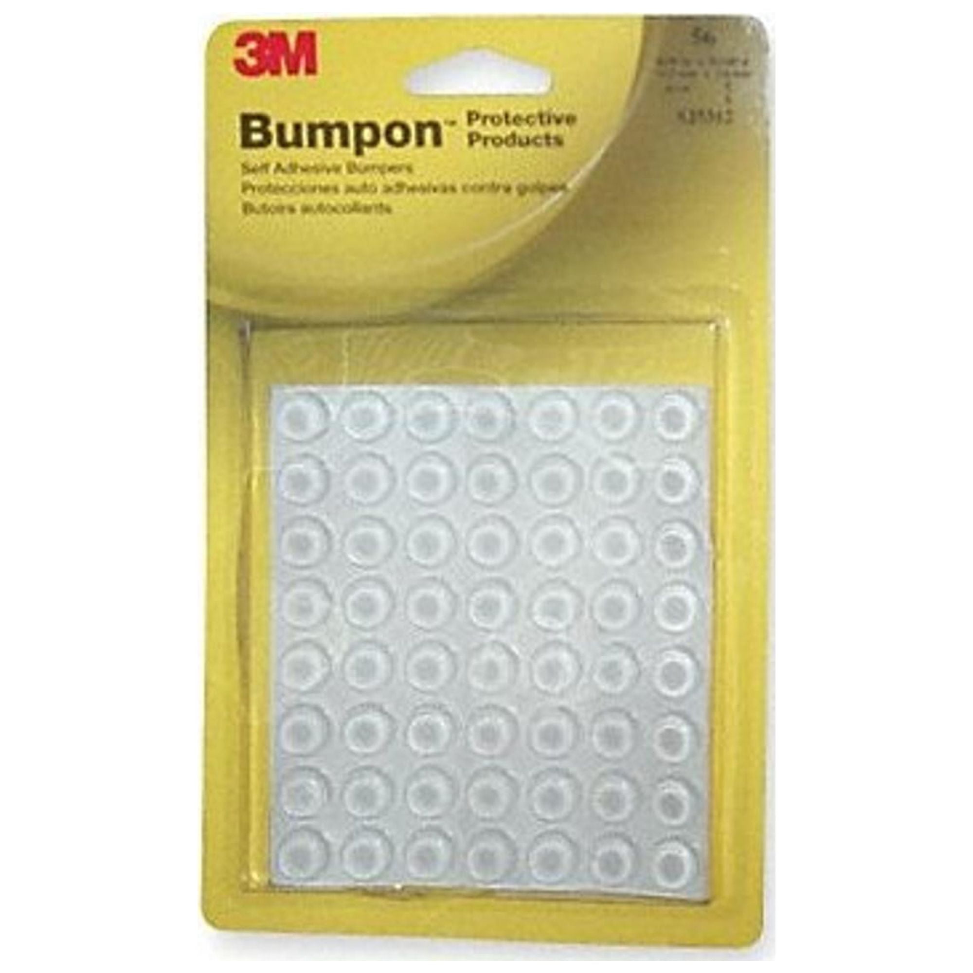 3m Bumper,Self Adhesive, 0.140 In H, PK56 SJ5312 - Walmart.com