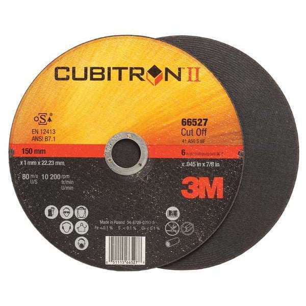 3m Cubitron Abrasive Cut-Off Wheel,7/8"Connect. 66527 - Walmart.com