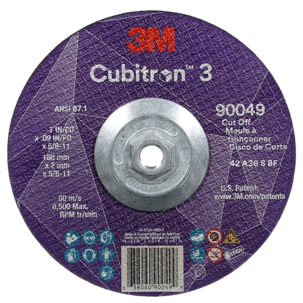 3m Cubitron Cut-Off Wheel,36 Grit 90049 - Walmart.com