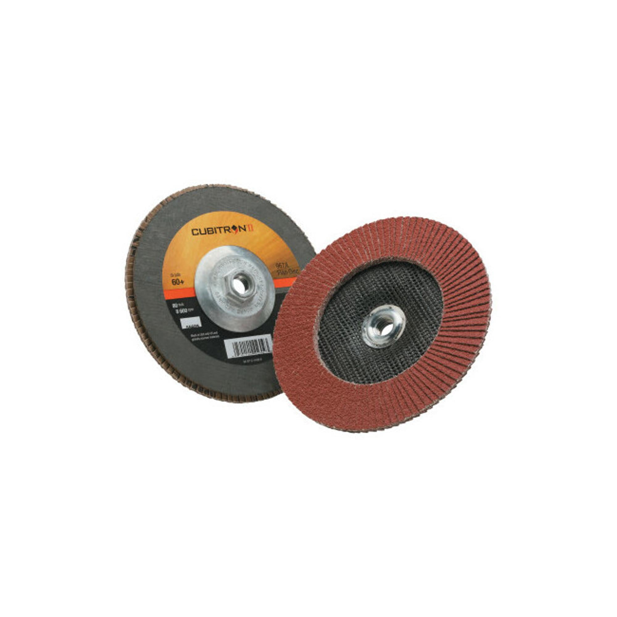 3m Cubitron Flap Disc,7 in Dia, 5/8 in Arbor,60 Grit 7100055056 ...