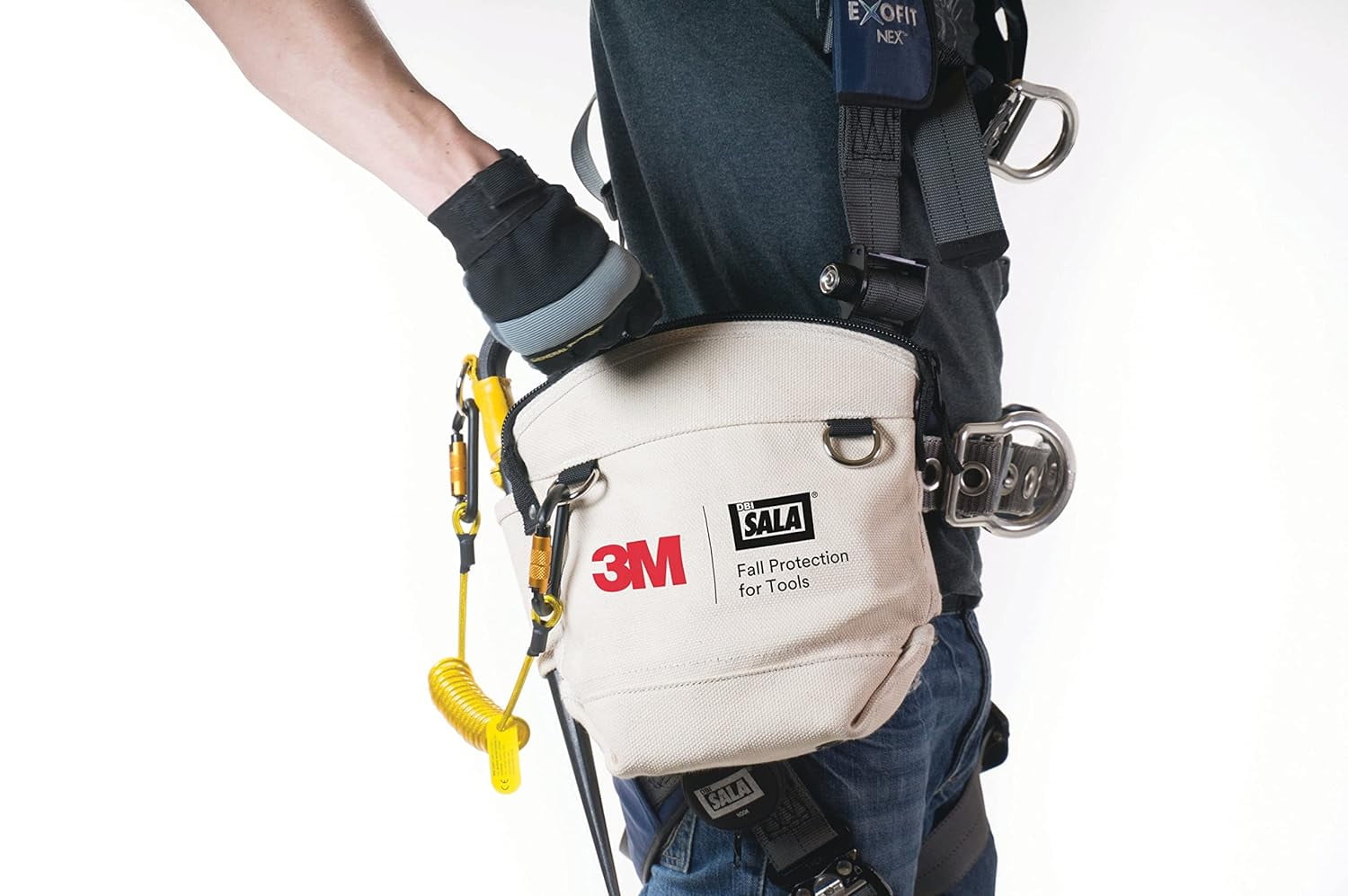 3m Dbi-Sala Tool Pouch, Pouch, White, Canvas 1500130 - Walmart.com