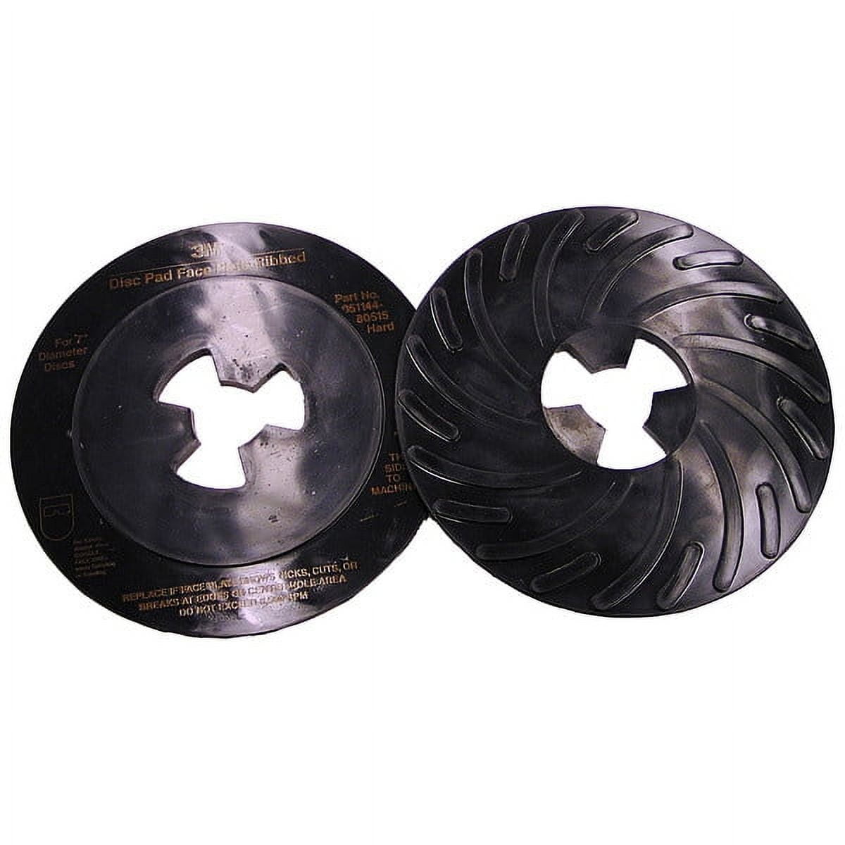 3m Disc Face Plate,7 in Dia, Black, Hard 80515 - Walmart.com