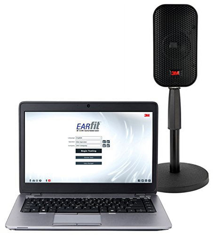3m Ear Plug Fit Test System,125 to 8000 Hz 393-1100 - Walmart.com