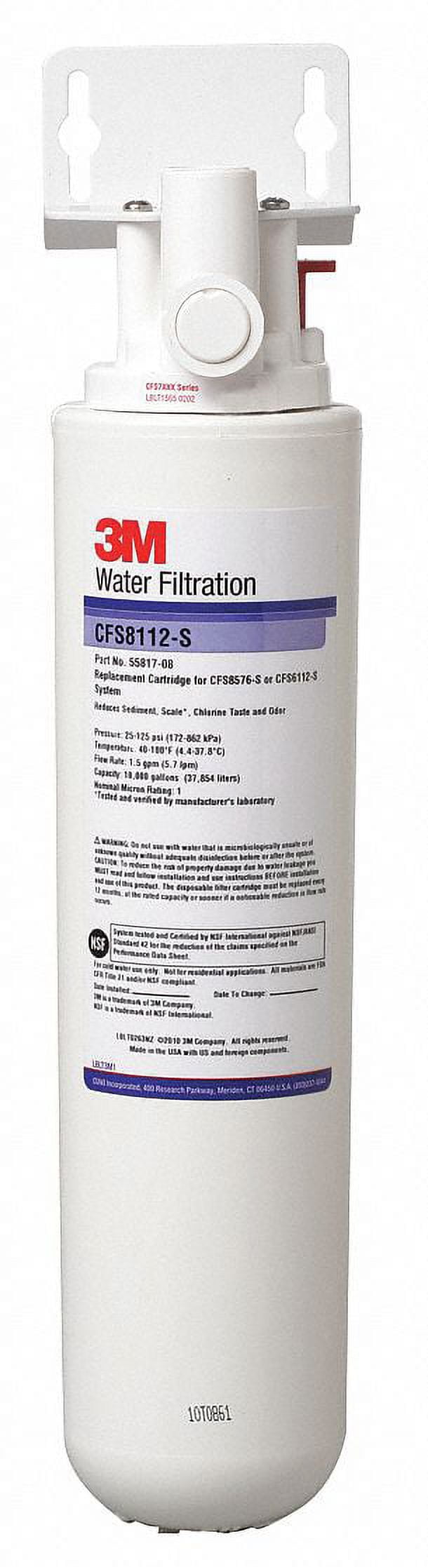 3m Filtration Water Filter System,1 micron,14 1/8" H 5581906 - Walmart.com