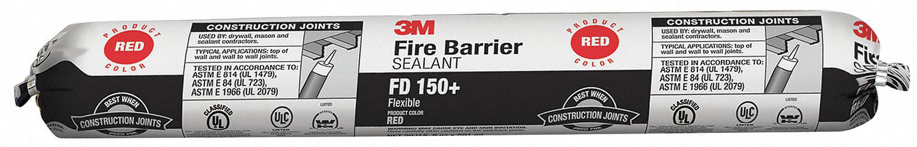 3m Fire Barrier Sealant,Tube,20 fl oz FD150+RED(20OZ) - Walmart.com