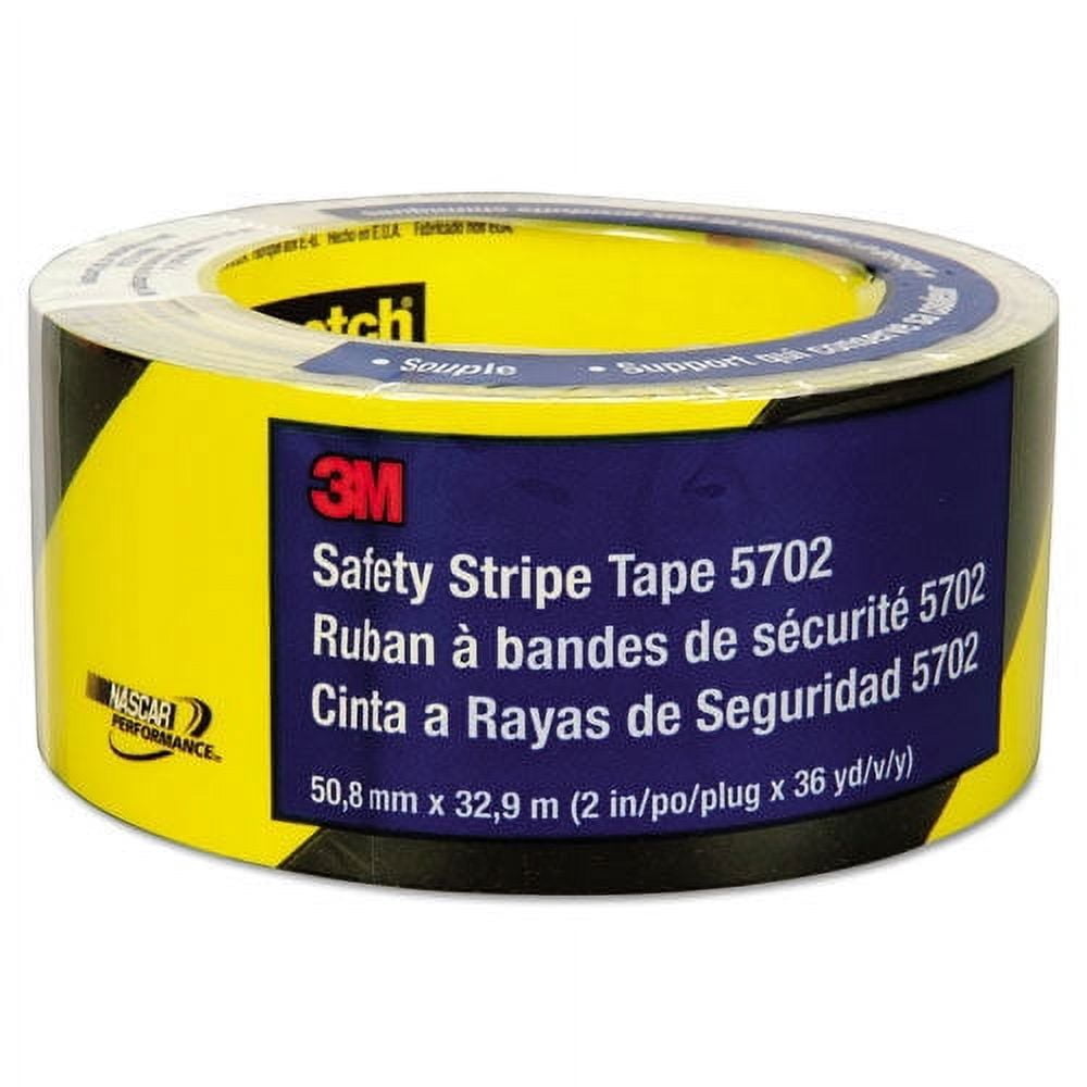 3m Floor Tape,Black/Yellow,2 inx108 ft,Roll 5702 - Walmart Business ...