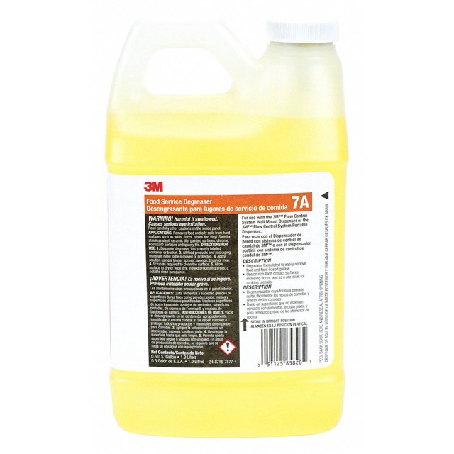 3m Food Service Degreaser,0.5 gal,Bottle 7A - Walmart Business Supplies