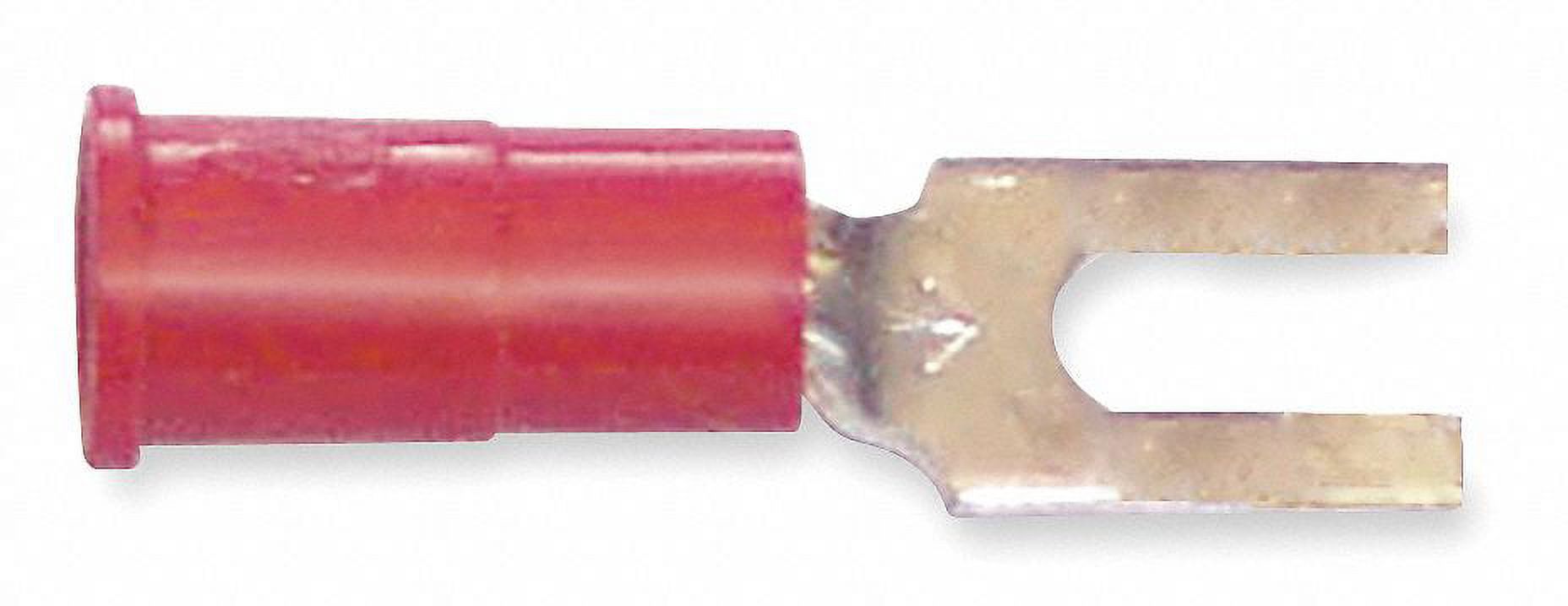 3m Fork Terminal,Block,#6 Stud,Red,PK100 MVU18-6FBX - Walmart.com