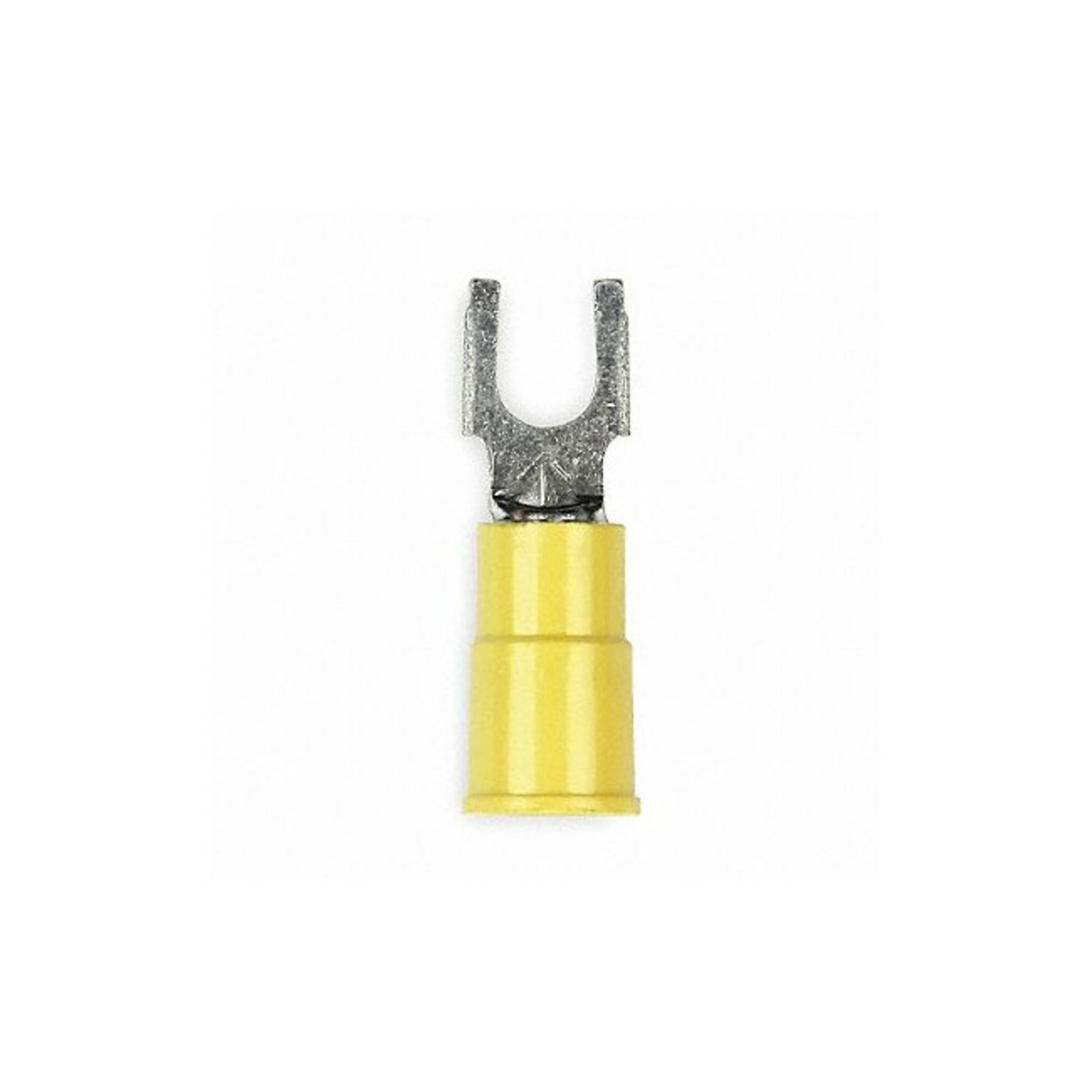 3m Fork Terminal,Block,#6 Stud,Yellow,PK25 BFV10-6Q - Walmart.com