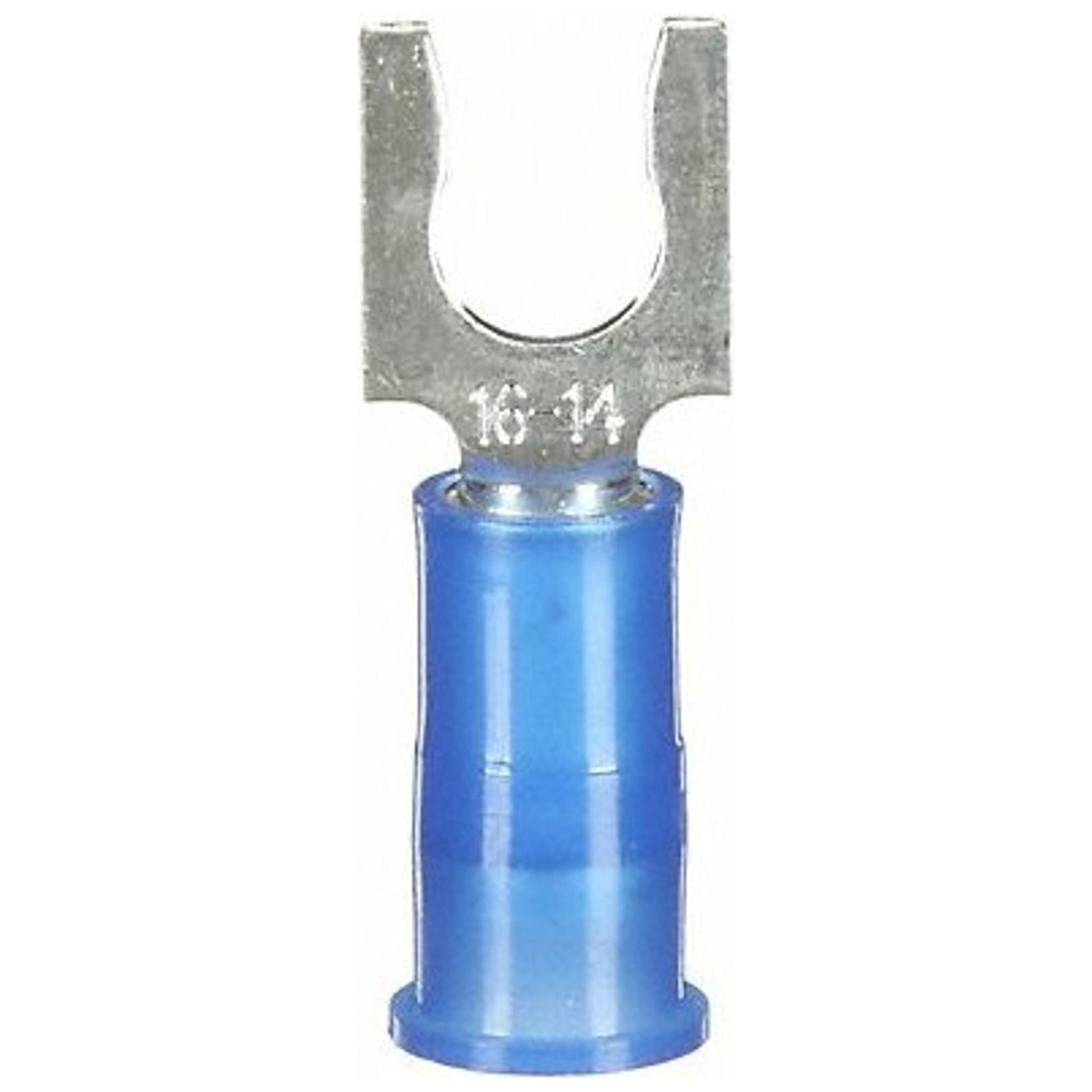 3m Fork Terminal,Tin,Copper,Blue,PK100 MNG14-10FLX - Walmart.com