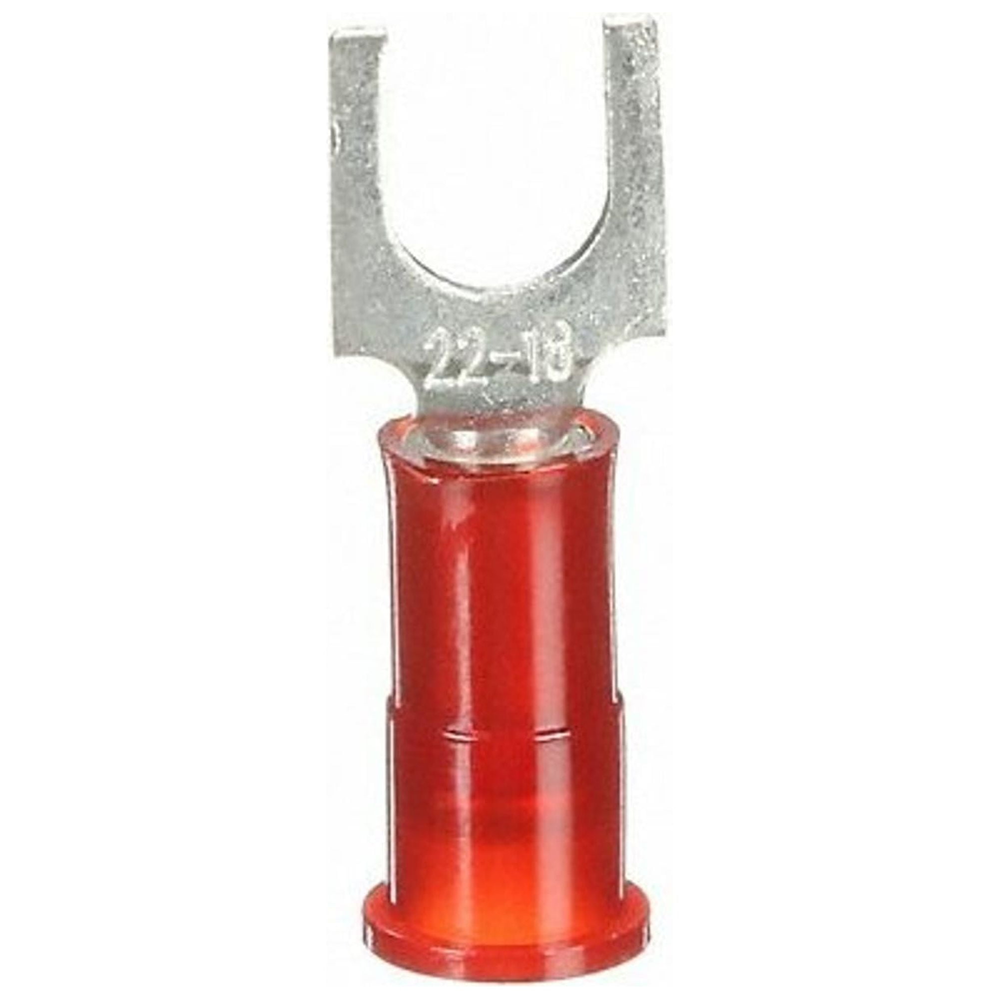 3m Fork Terminal,Tin,Copper,Red,PK100 MNG18-10FBX - Walmart.com