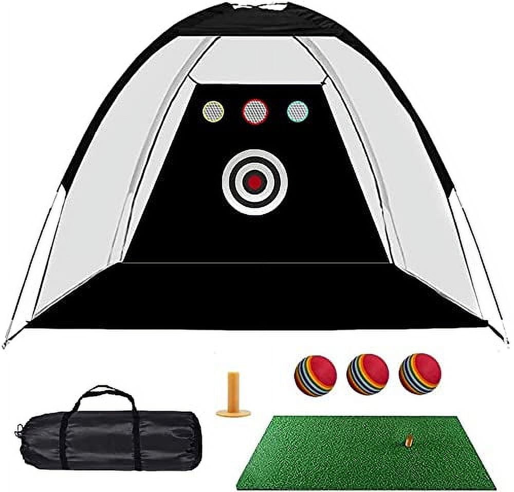 3m Golf Net with Cut Holes 210d Oxford Cloth Golf Practice Net Set for ...