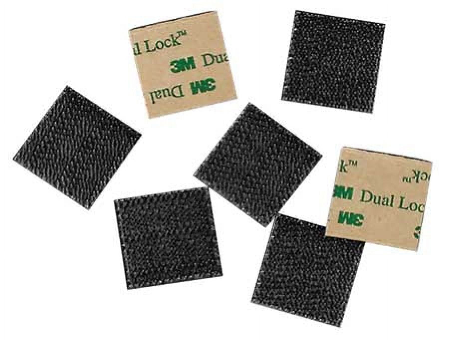 3m Hook-and-Loop Fast, Black, Square, PK100 SJ4575 - Walmart.com
