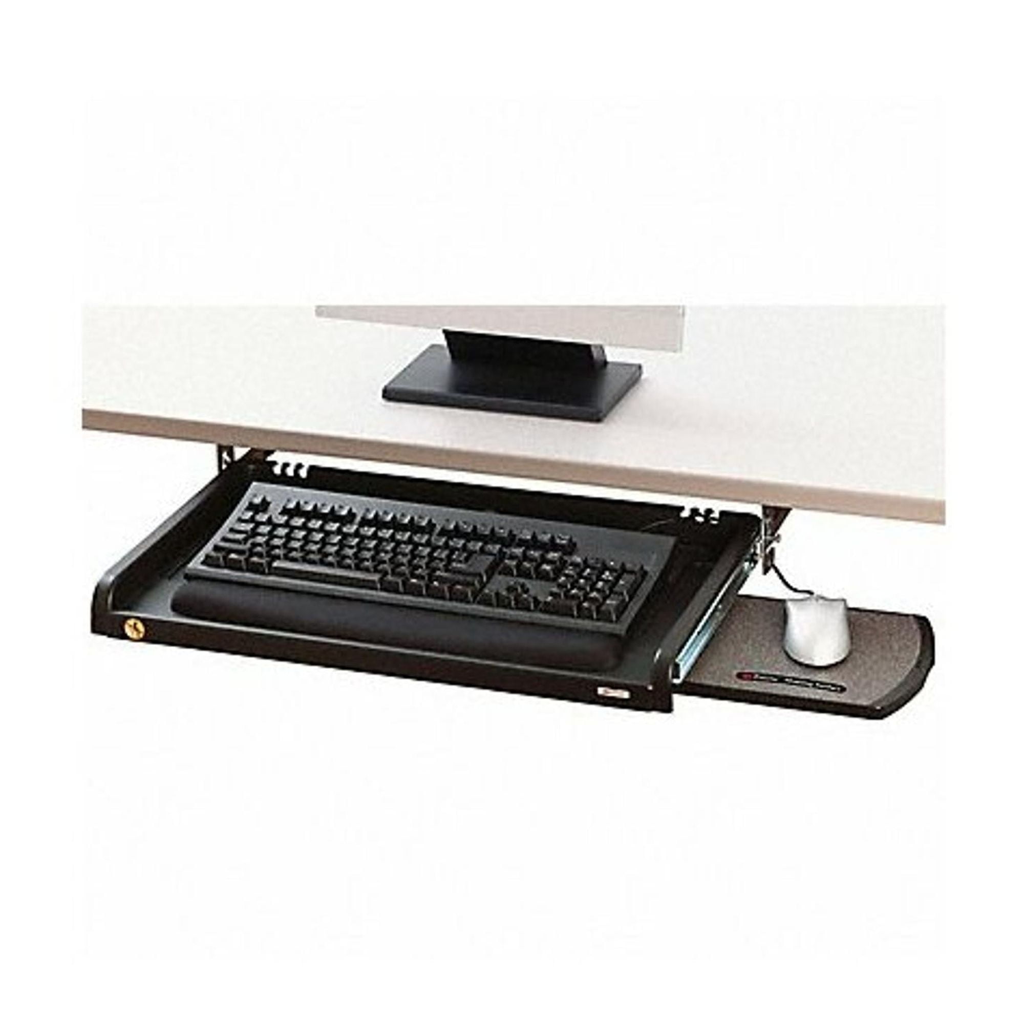 3m Keyboard Tray,25 in W,Black KD45 - Walmart.com