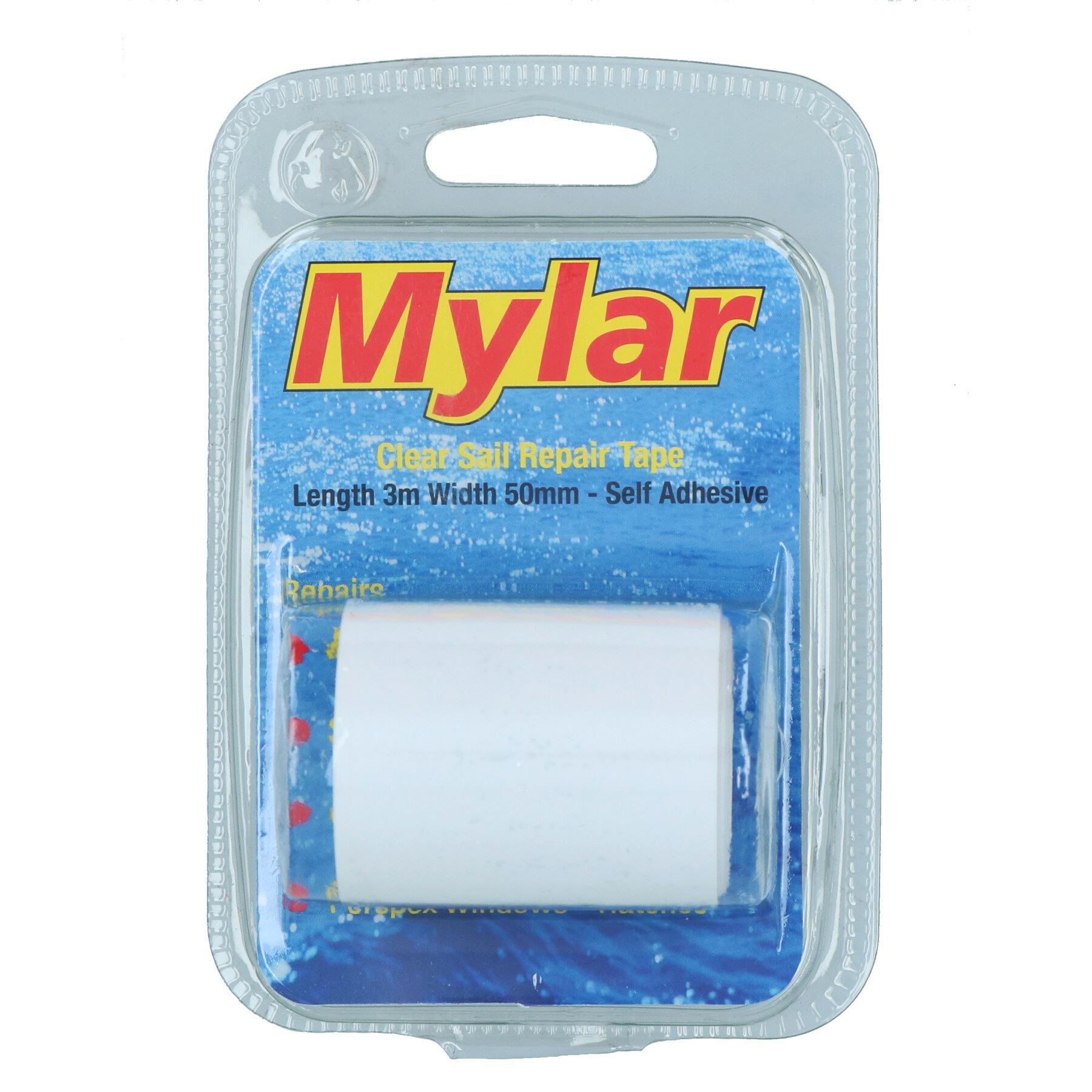 3m Mylar Kevlar Sail Repair Tape 50mm Wide 3m Roll Yacht Dinghy Clear ...