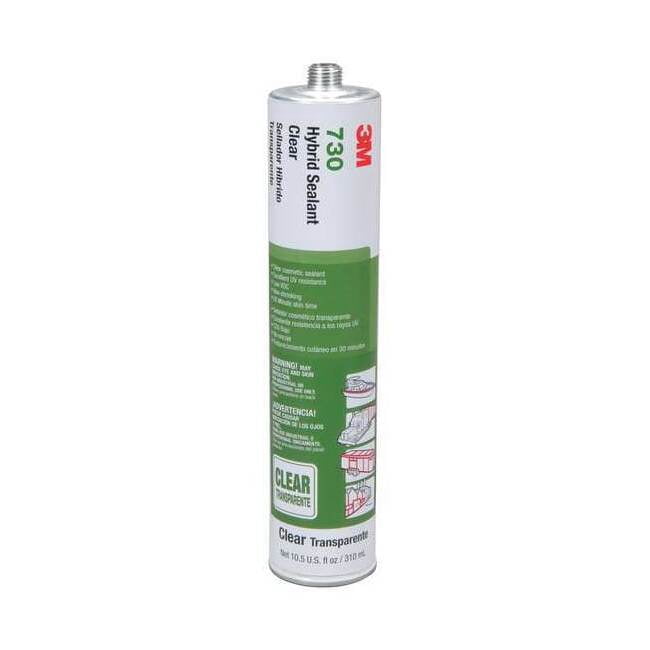 3m Polymer Sealant, 10 oz, Cartridge, Clear, Polymer Base, 730 UV 730 ...