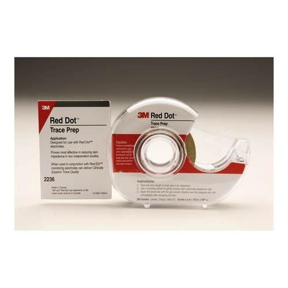 3m Red Dot Trace Prep 3/4' X 196' (18/1mm X 5m) - Model 2236 - Roll of ...