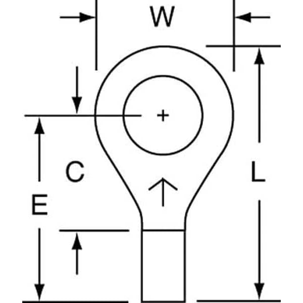 3m Ring Terminal,Bare,16 AWG,14 AWG,PK1000 M14-14R/SK - Walmart.com