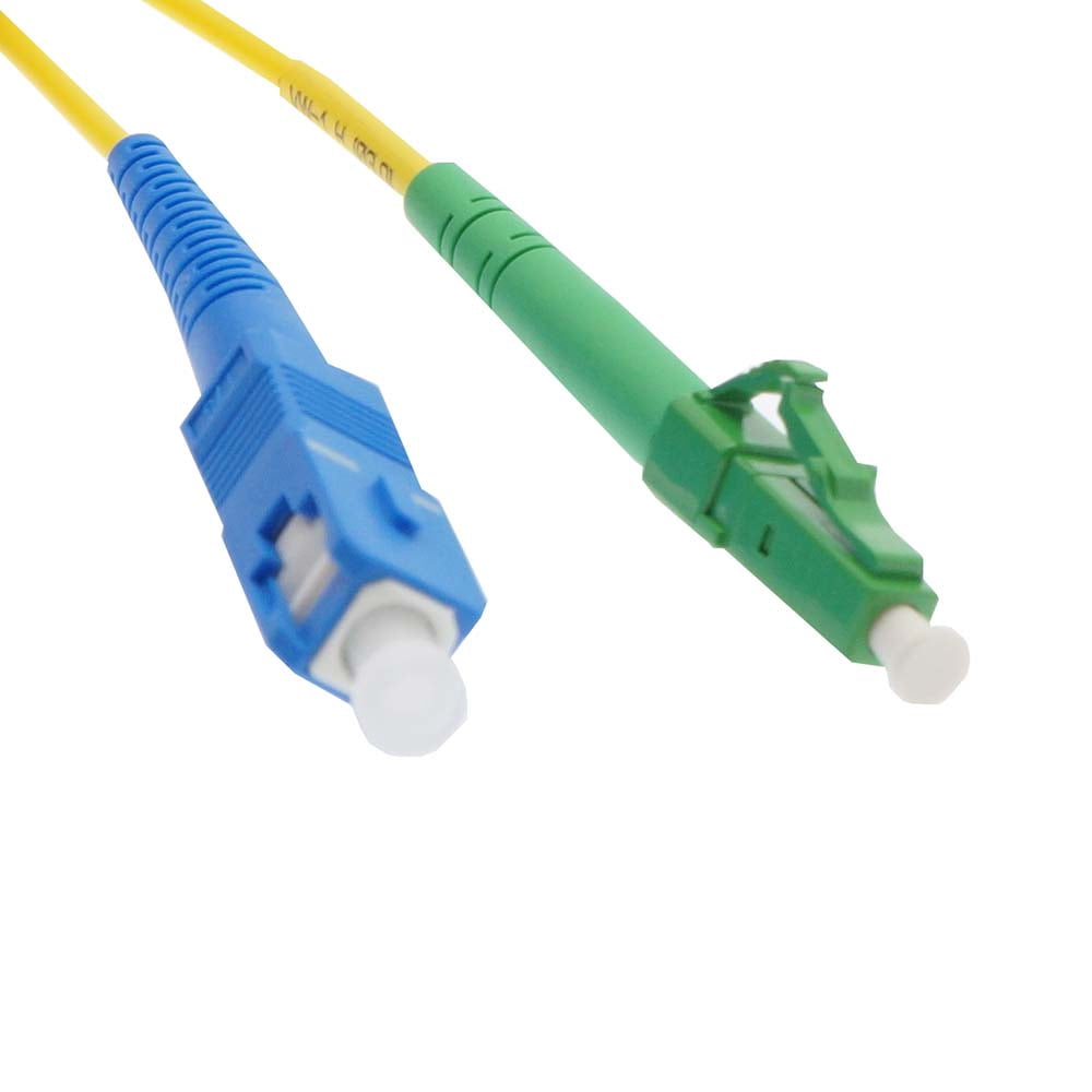 3m SC/UPC-LC/APC Singlemode Simplex OFNR 2.0mm Fiber Optic Patch Cable ...