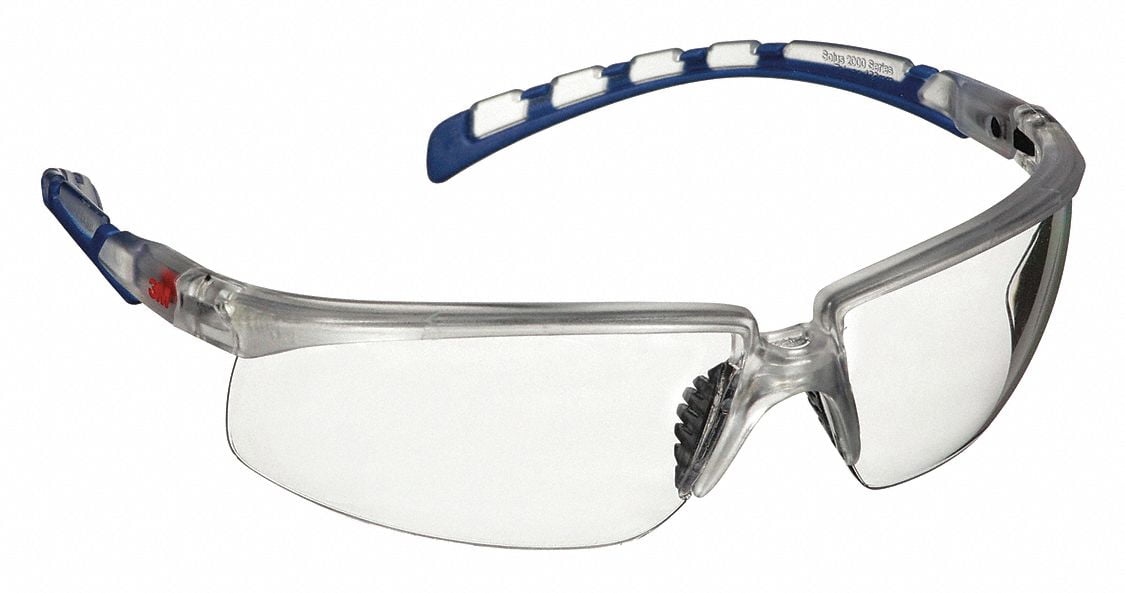 3m Safety Glasses,Clear Frame Color S2001SGAF-CLR - Walmart.com