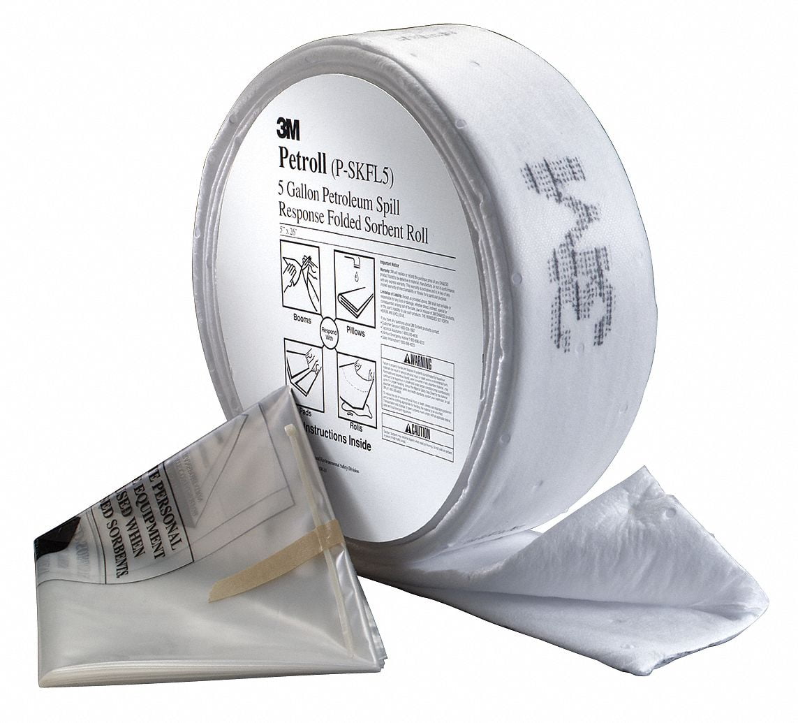 3m Spill Kit, Oil-Based Liquids, White P-SKFL5 - Walmart.com
