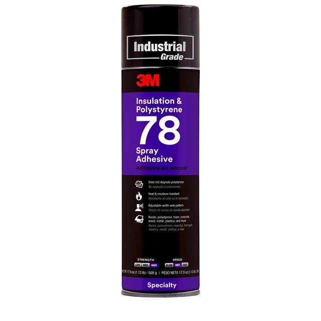 3m Spray Adhesive,24 fl oz,Aerosol Can 78 - Walmart.com