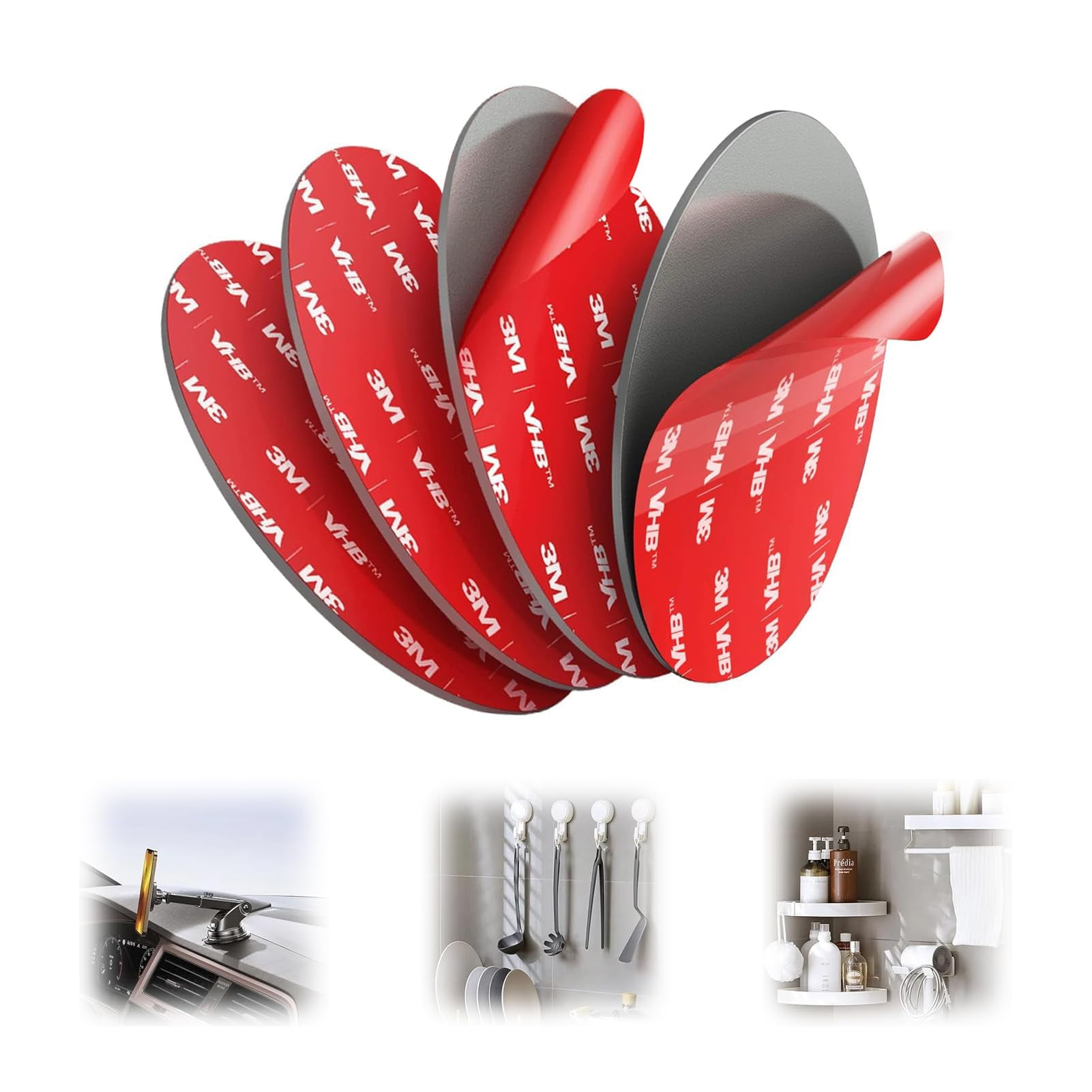 3m VHB Tape Double Sided, Heat Resistant Waterproof Foam Tape, Heavy Duty Mounting Tape, Multi ...