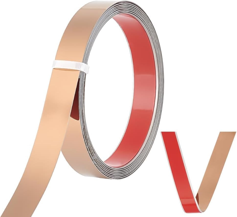 3m Wall Molding Trim 201 Stainless Steel Peel and Stick Self-Adhesive ...