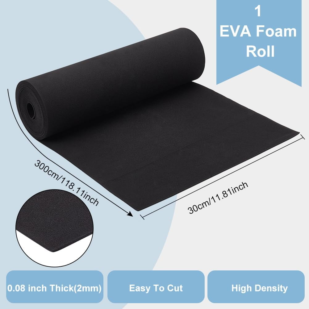 3m/roll EVA Foam Craft Sheets White 300x2mm - Walmart.com