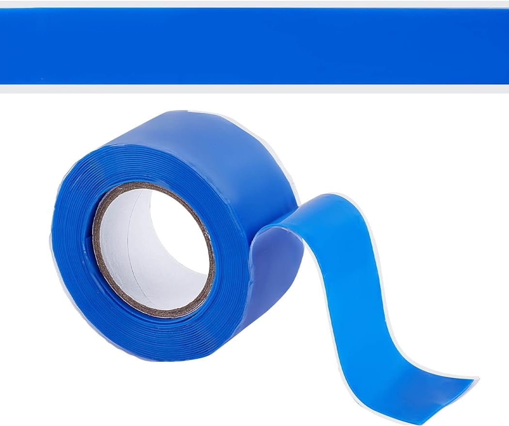 3m x 25mm Self Fusing Silicone Tape Blue Waterproof Repair Sealing ...