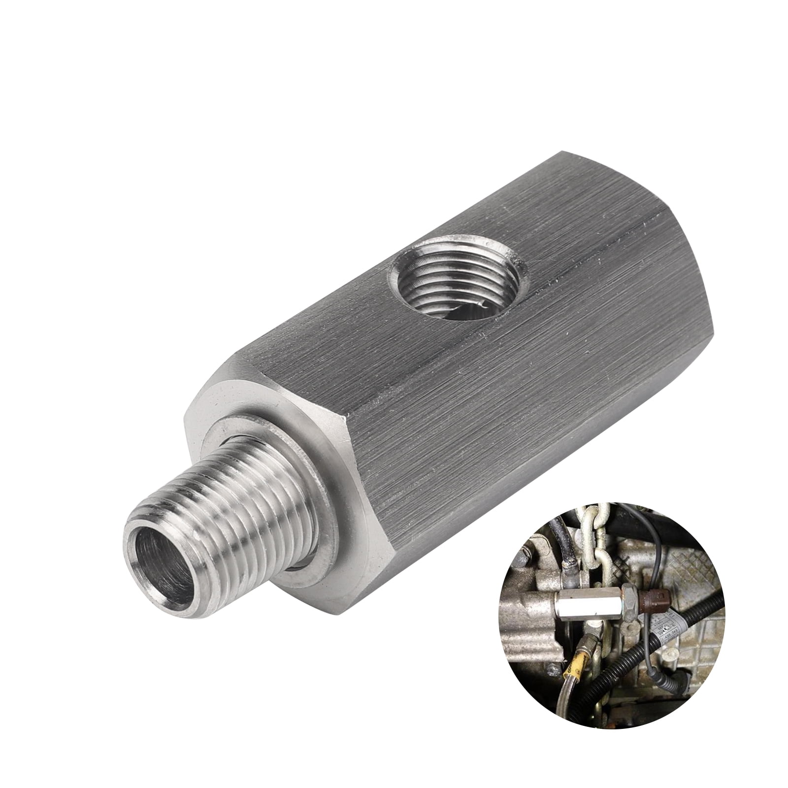 3mirrors 1/8" BSPT Oil Pressure Sensor Tee to NPT Adapter Turbo Supply ...