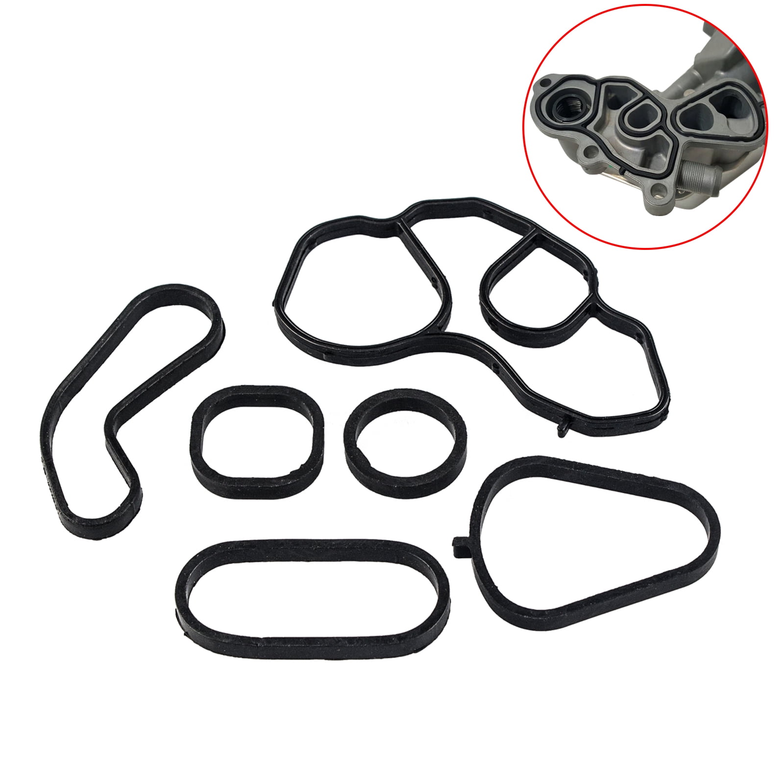 3mirrors Engine Oil Cooler Seal Gasket kits Compatible with 07-16 Mini ...